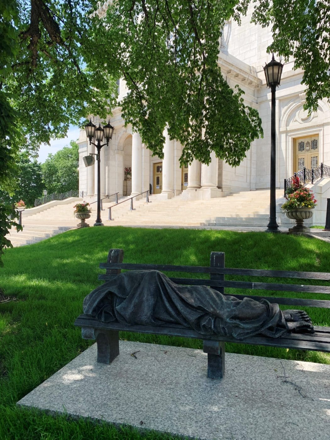 Homeless Jesus | The Basilica of Saint Mary