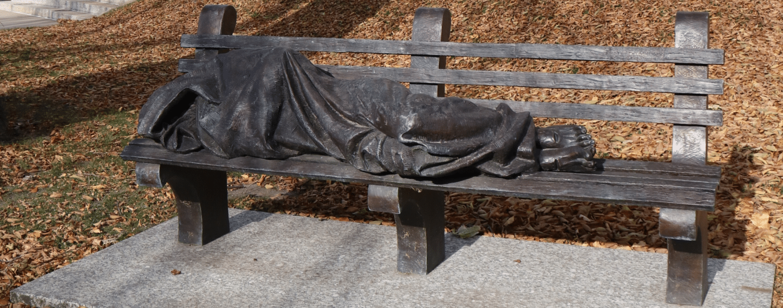 Homeless Jesus Fall Webbanner | The Basilica of Saint Mary
