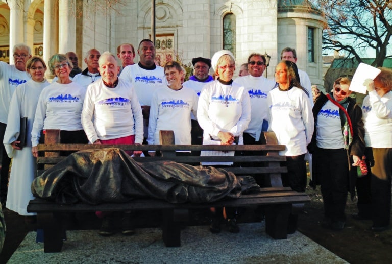 Homeless Jesus | The Basilica of Saint Mary